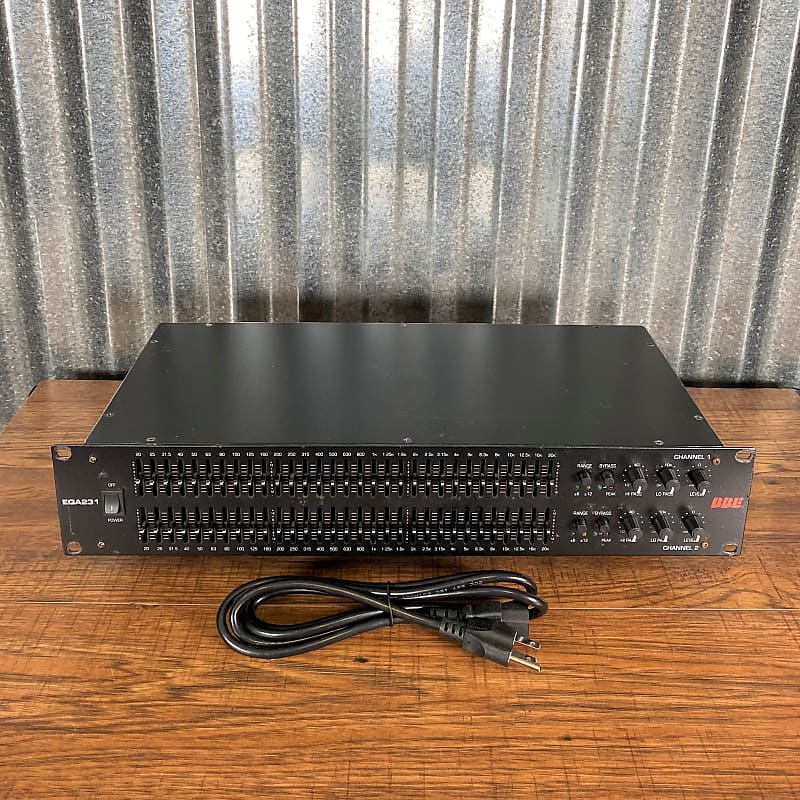 BBE Sound EQA-231 Dual 31 Band EQ Hi Low Pass Equalizer Used | Reverb