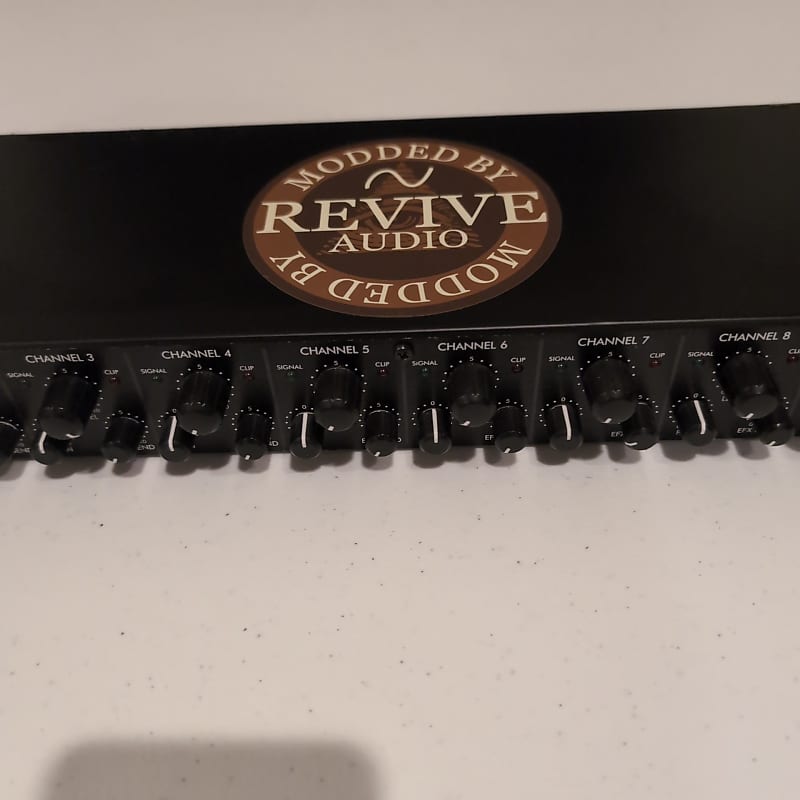 Revive Audio modded ART MX822 8-Channel Line Mixer with | Reverb