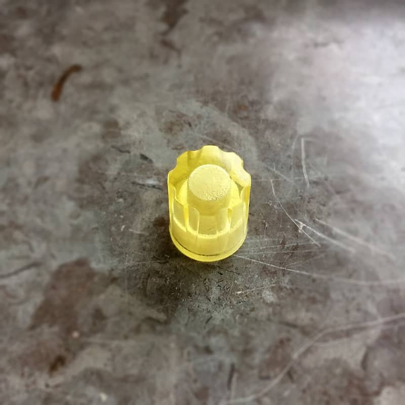 Transparent Yellow Davies 1900H Encoder Clone Knob - Set of | Reverb