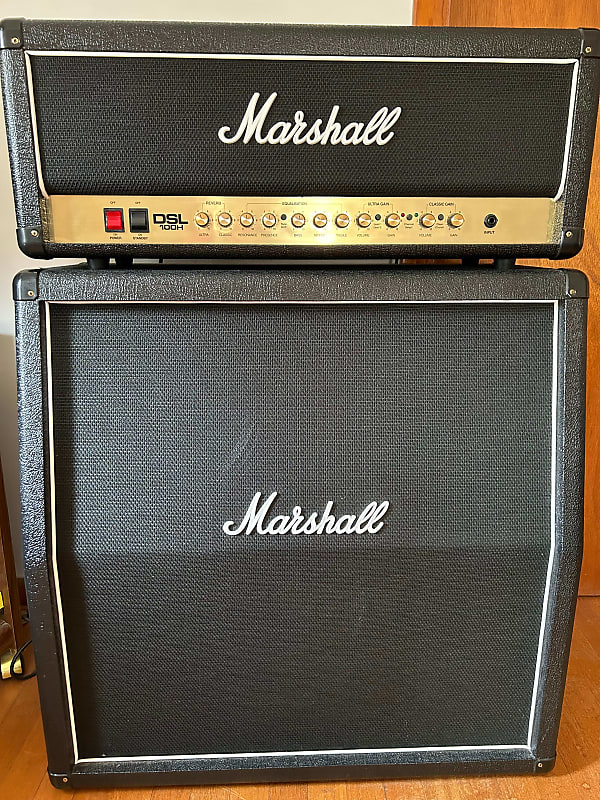 Marshall DSL 100H and 4x12 cabinet 2014 - Black | Reverb