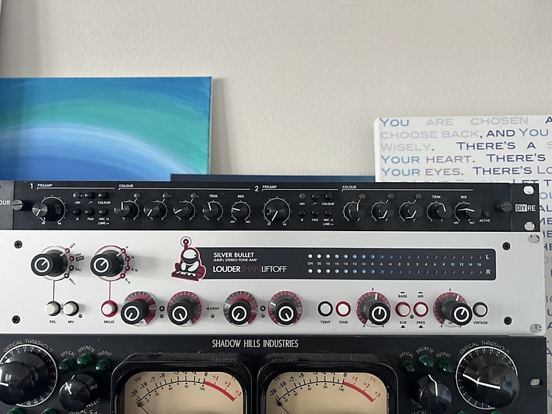 DIY Recording Equipment Colour Duo Stereo Processing Rack w | Reverb