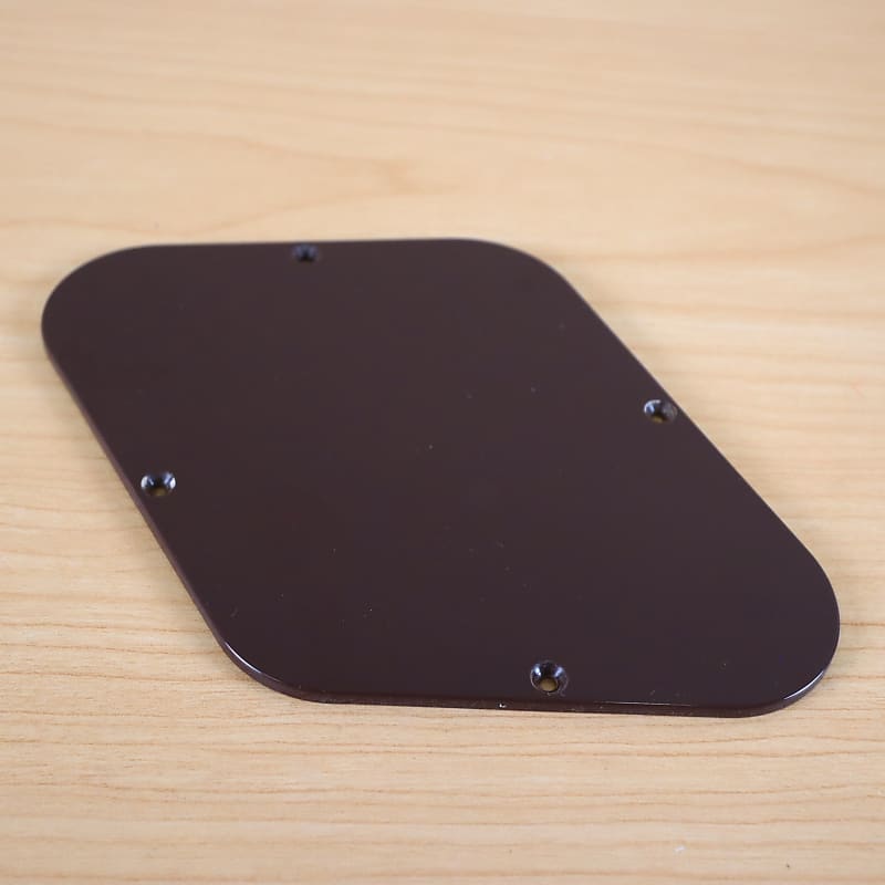 1969 Gibson Les Paul Control Cavity Cover Plate Brown | Reverb