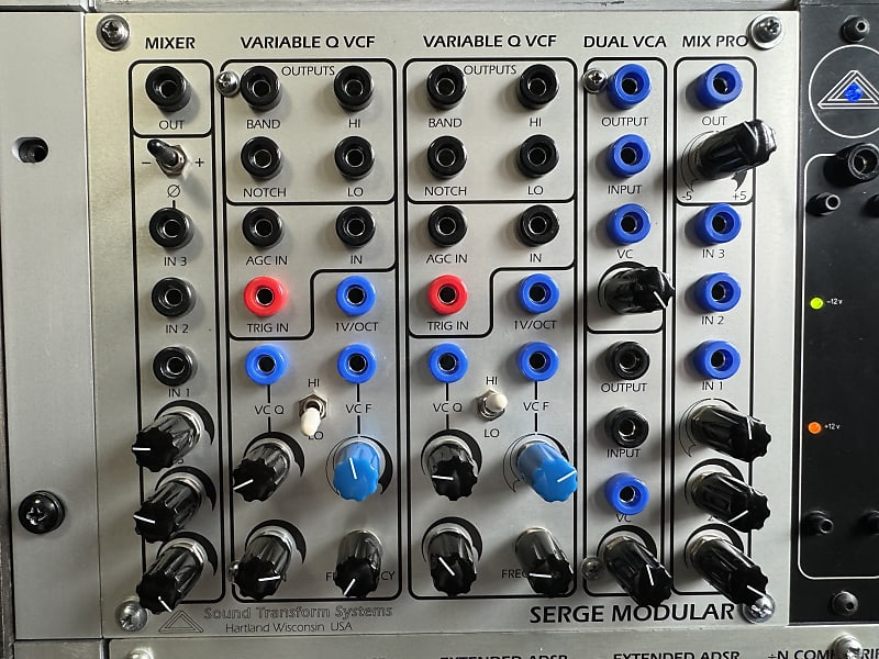 Serge Modular STS Dual ‘Q’ Filter M Class Panel 2000 - Gray | Reverb