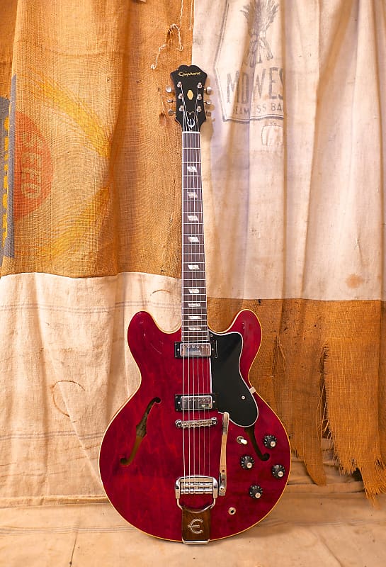 Epiphone Riviera 1967 - Cherry Red | Reverb