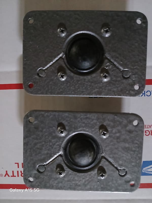 TWEETER PAIR POLK/BRAUN? HIFI BIG MAGNET DOME TWEETERS | Reverb