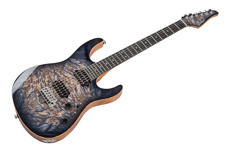 Suhr Modern Custom Shop Burl Maple HH FTWBB - Faded Trans | Reverb UK