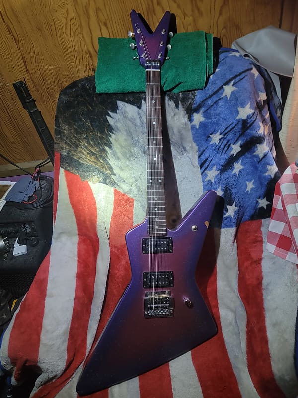 ESP Custom Explorer 80s - Purple burst metallic | Reverb