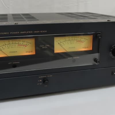 Vintage Hitachi HMA-8300 Stereo Power Amplifier - 200 Watt | Reverb