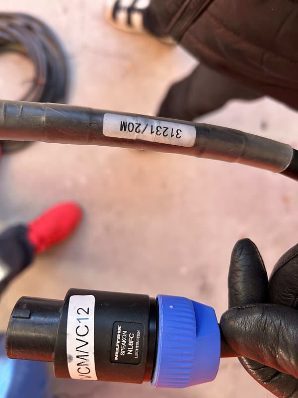 Neutrik Speakon NL8FC 20M 2020 - black | Reverb