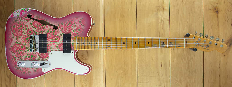 Fender Custom Shop Pink Paisley P90 Tele Relic CZ576076 | Reverb