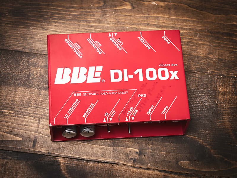 BBE DI100-X | Reverb
