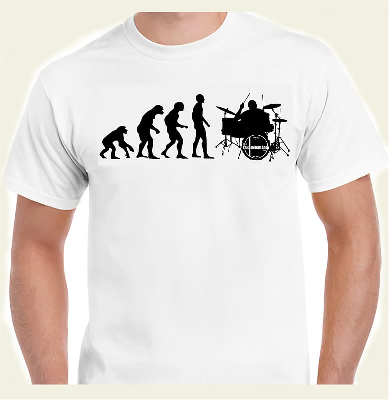 Rebeats 2022 Chicago Drum Show Drummer's Evolution t-shirt | Reverb