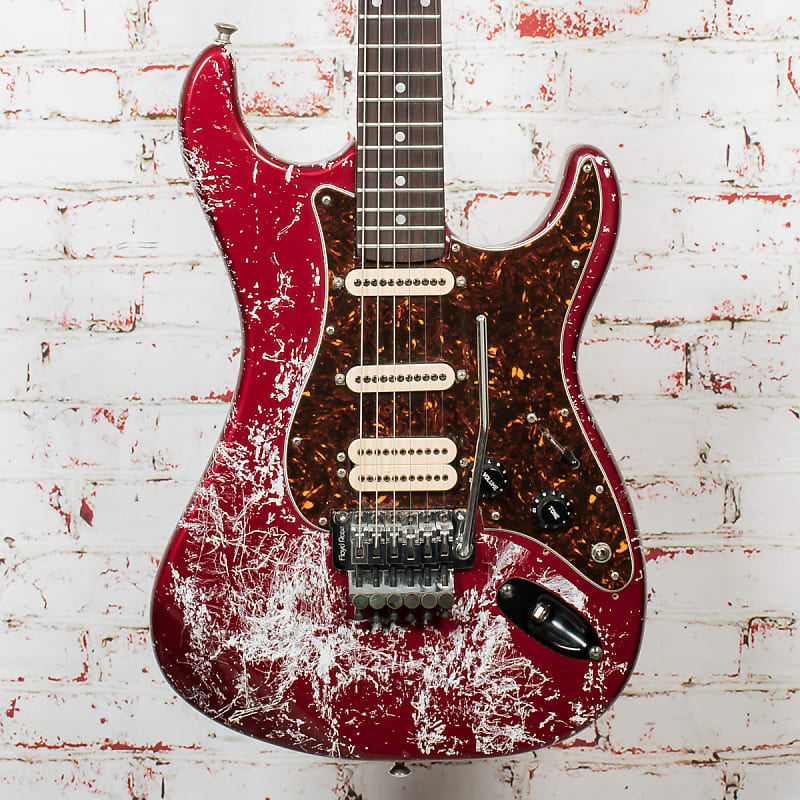 Kramer 300St Striker Electric Guitar Red, w/ Original Floyd | Reverb