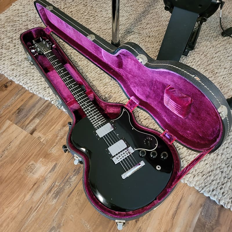 1976 Gibson L6-S Vintage Electric Guitar Black With Original | Reverb