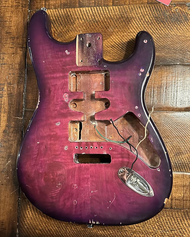 Real Life Relics Real Life Relics Strat® Body Aged Quilt | Reverb