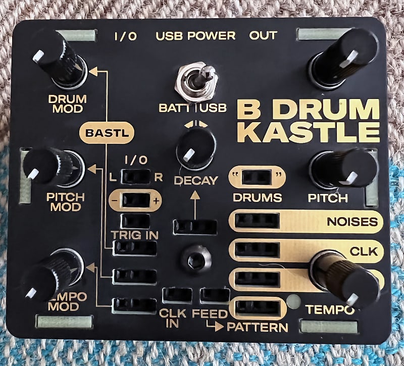 BASTL Instruments BASTL Instruments Kastle Drum Black & Gold | Reverb