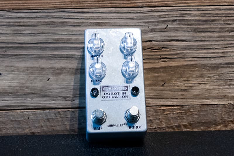 MidValleyFx Mad Robot V2 - Octave up Doom Fuzz Guitar Pedal | Reverb