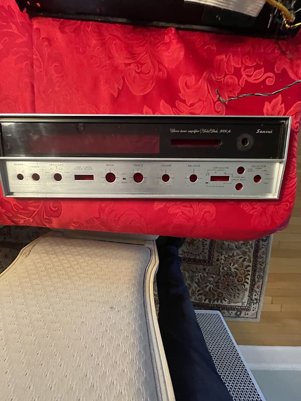 Sansui 5000a faceplate | Reverb