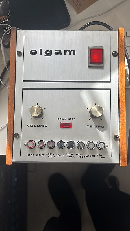 Elgam Match 7c vintage drum machine 1972 | Reverb