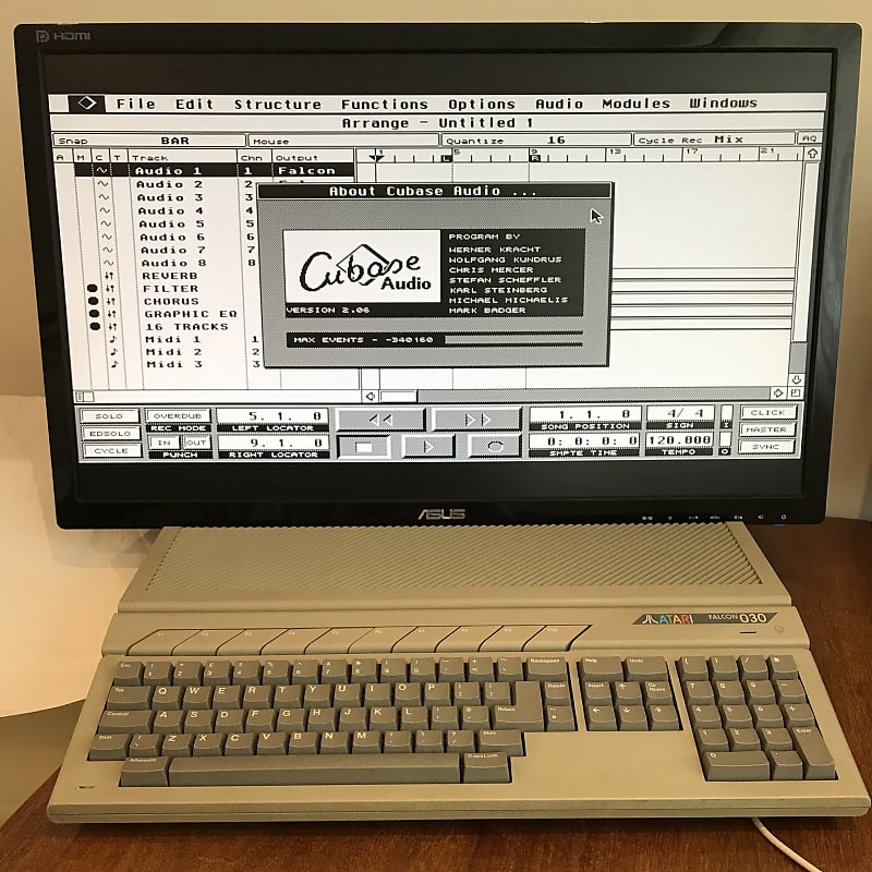 Atari Falcon + Cubase Audio and other accessories. | Reverb