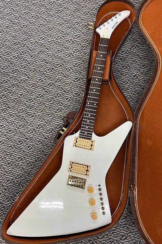 Vintage Cort "Effector" Explorer Electric guitar with | Reverb