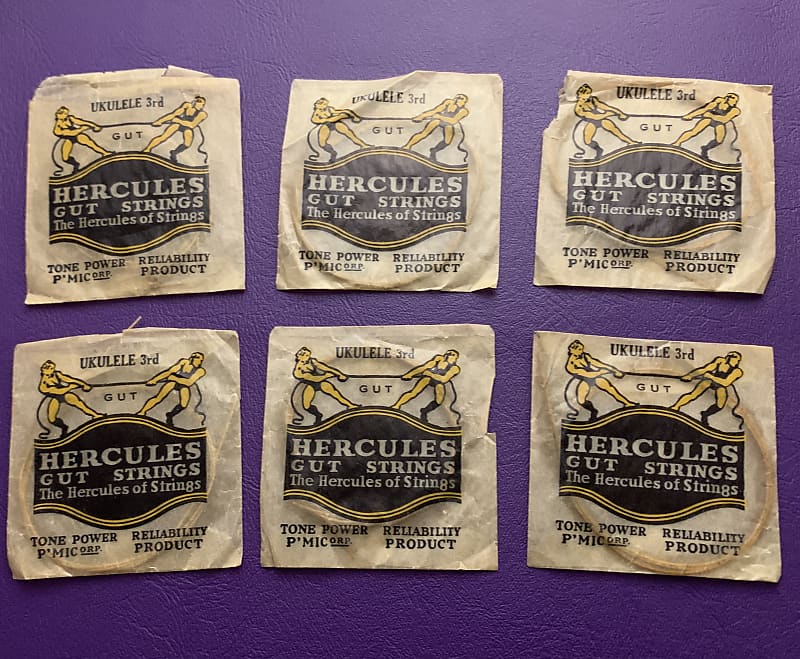 Vintage Hercules strings 1930s Ukulele uke for Kamaka Martin | Reverb