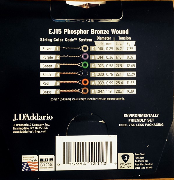 d'addario colour code