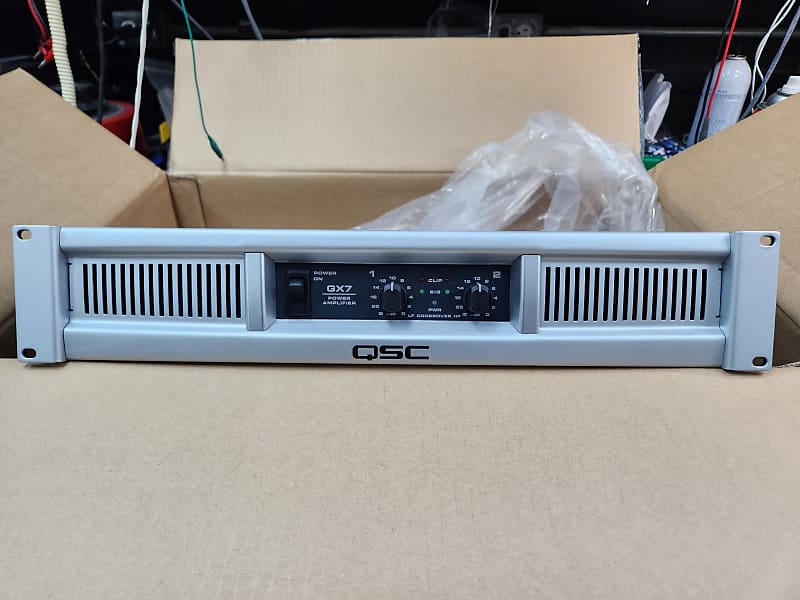 QSC GX7 Rackmount Stereo Power Amplifier (725W/Channel @ 8 | Reverb