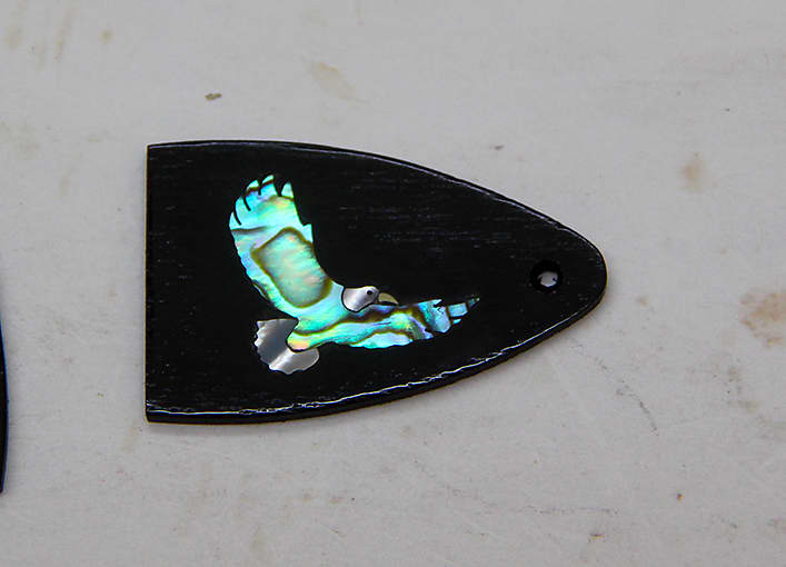 Truss Rod Cover with Eagle Inlay will fit PRS | Reverb