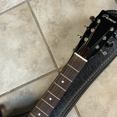 1970s Penco Acoustic Guitar Made in Japan MIJ alligator case | Reverb