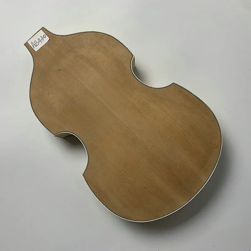 Custom Violin Bass Guitar Unfinished DIY Project Body Spruce | Reverb