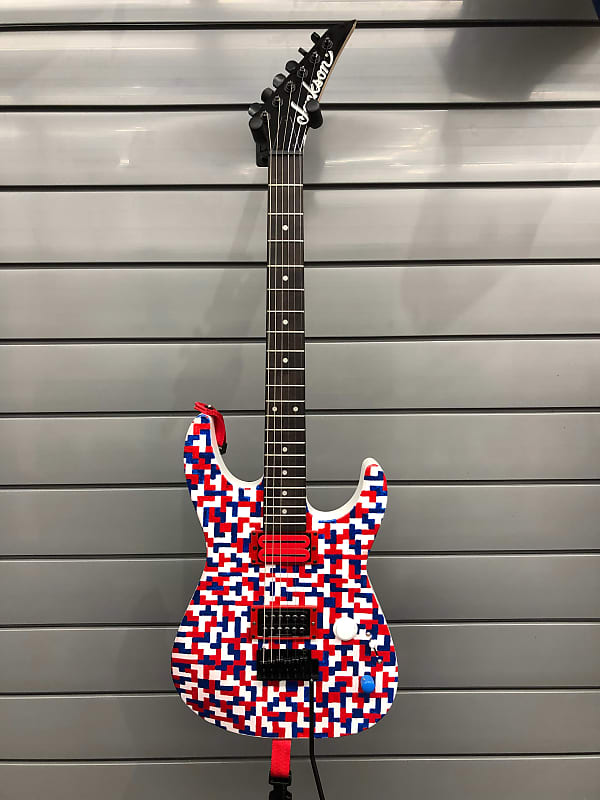 2011 Jackson JS11 Dinky - Custom hand painted | Reverb