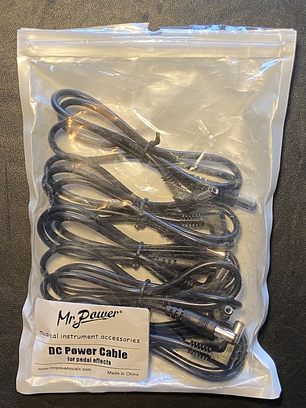 Mr. Power DC Power Cable for Pedal Effects 5pcs 60cm, 2 foot | Reverb