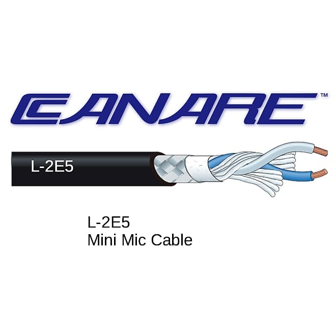 Canare L-2E5 Miniature Balanced Mic Cable – Per 10 foot | Reverb