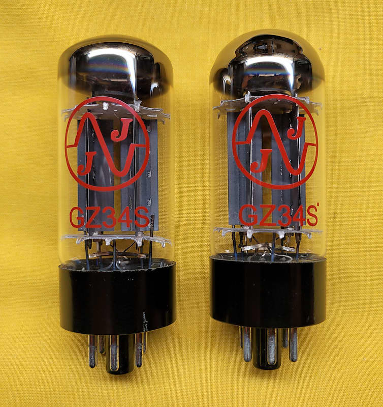 JJ Tubes GZ34 Recitifier Tubes | Reverb