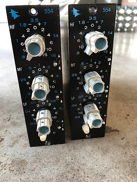 Vintage API 554 Audio Equalizer PAIR consecutive serial | Reverb
