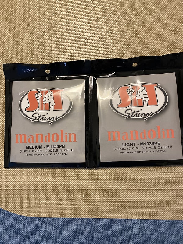SIT Light gauge mandolin strings 2024 Phosphor bronze/ loop | Reverb