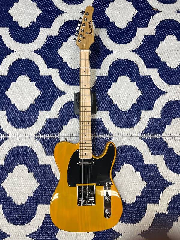Sawtooth ET Series Tele Style 2022 - Butterscotch with Black | Reverb