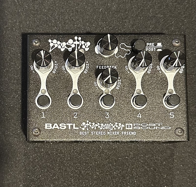 BASTL Instruments BESTIE 5-Channel Stereo Mixer w/ Distortion | Reverb