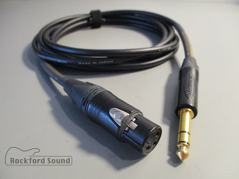 Canare L-2T2S | 20 FT | Gold Female XLR to TRS Balanced | Reverb