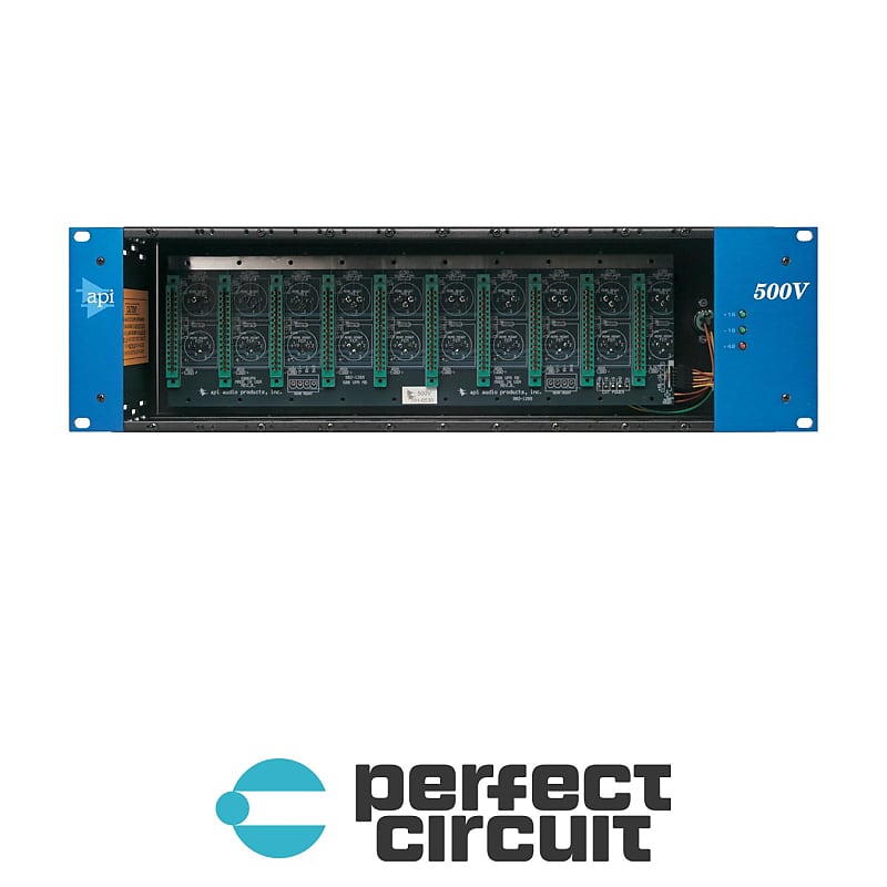 API 500VPR 10-Slot 500 Series Chassis + PSU | Reverb