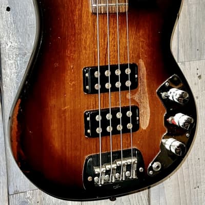 1981 G&L L2000 Series E Bass w/ 1982 L1000 neck, Sunburst | Reverb
