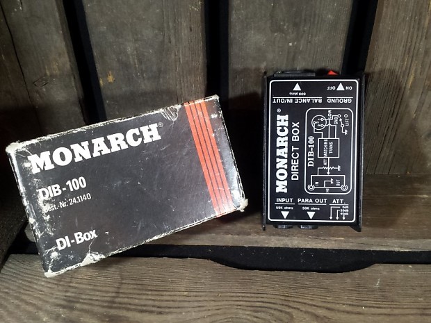 Monarch DIB-100 DI box | Reverb