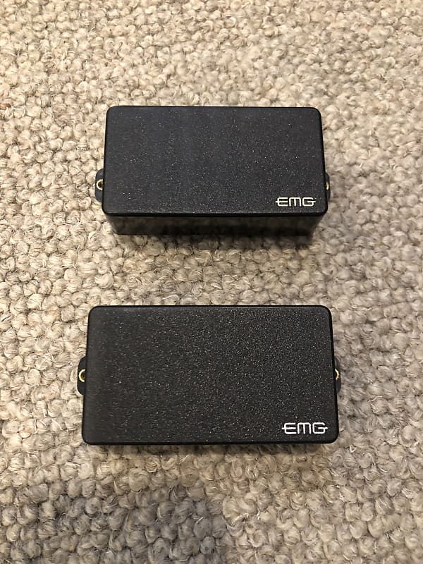EMG 81 / 85 Active Humbucker Pickup Set Black | Reverb