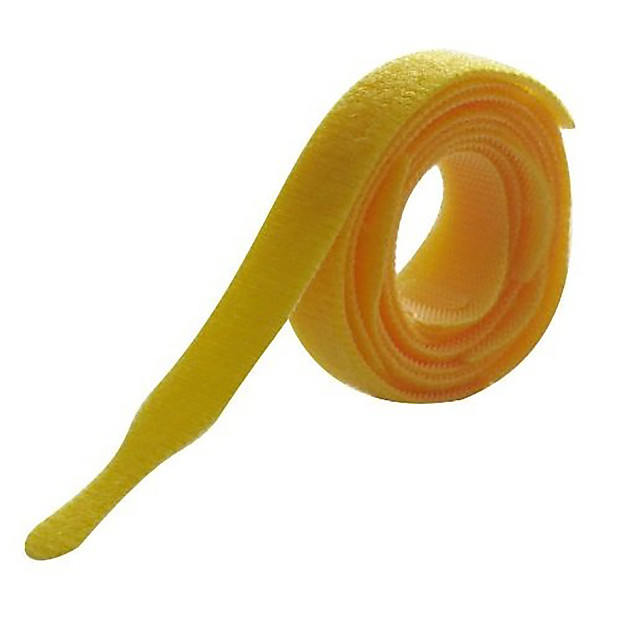 Rip-Tie Lite Cable Wrap, 1/2x12, 25pc roll, Yellow | Reverb