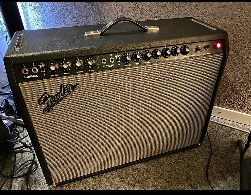 Fender Black Panel Twin Reverb 2-Channel 85-Watt 2x12" 1967 | Reverb