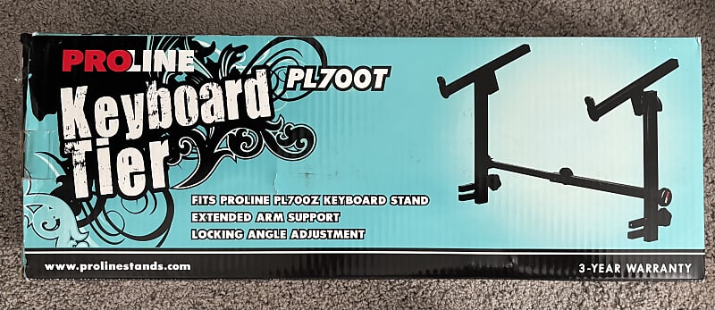 Proline PL700T Keyboard Tier Stand - Black | Reverb