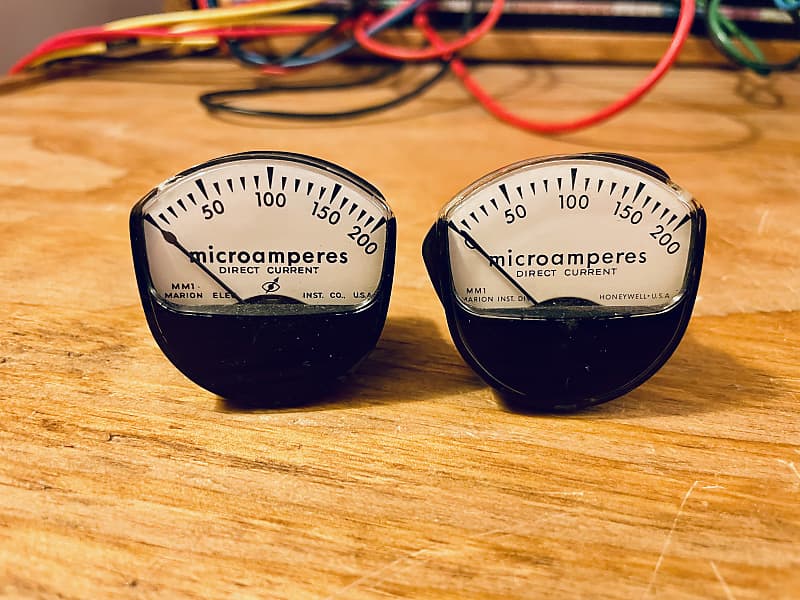 Honeywell Marion DC Microamperes Meter (PAIR) | Reverb UK