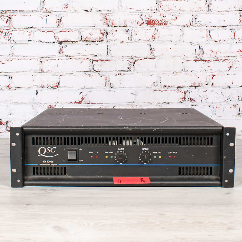 QSC MX3000A PA Power Amplifier x6283 (USED) | Reverb