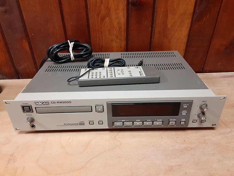Tascam CD-RW5000 Professional CD-R / CD-RW recorder w/ Remote | Reverb
